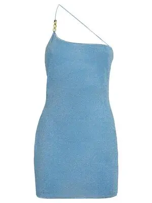 Oseree Lumière Mini Dress - Blue