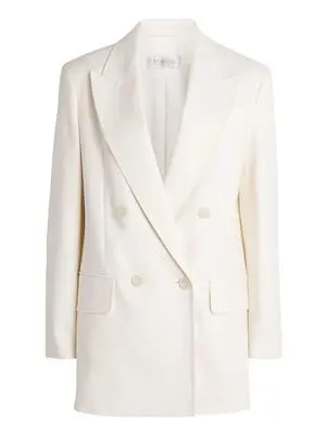 Max Mara Cotton-blend Olimpia Blazer - White