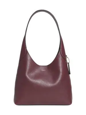 Coach Leather Brooklyn 28 Shoulder Bag - Burgundy