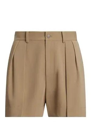 Ralph Lauren Sherri Wool Gabardine Short - Tan