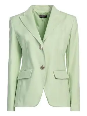 LIU •JO Single-breasted Blazer - Green