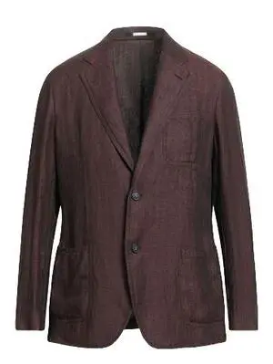 Massimo Alba Blazer Chocolate Size Linen - Brown