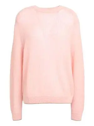 Peserico Sweater In Baby Alpaca Wool Blend - Pink