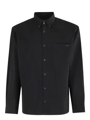 A.p.c. Cohan Button-down Pocket Shirt - Black