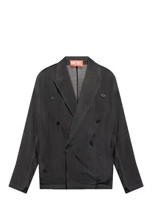 DIESEL J-keysery Double-breasted Blazer - Black