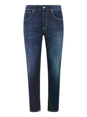 DONDUP Faded-wash Five-pocket Jeans - Blue