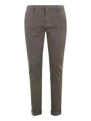 DONDUP Cuffed-hem Chinos Grey