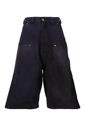 WILLY CHAVARRIA Cotton Bermuda Shorts - Blue