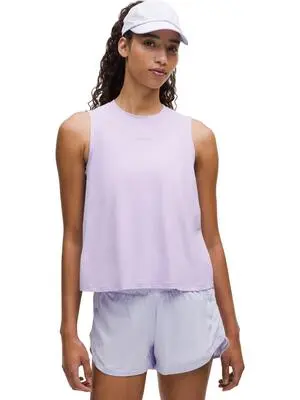 Lululemon Pace Crush Cross-back Graphic Tank Top - Lavender Frost