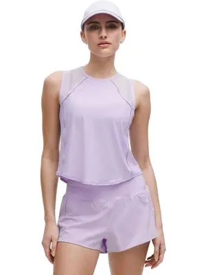 Lululemon Sculpt Cropped Tank Top - Lavender Frost