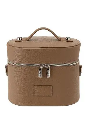 ETOILE COLLECTIVE Oval Toiletry Case - Cappuccino