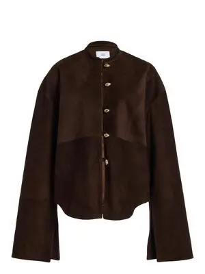 Adam Lippes Rhys Suede Jacket - Brown