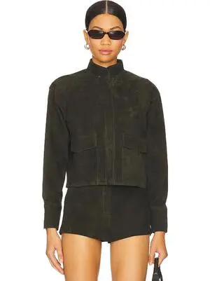 ZUT X Revolve Remon Suede Jacket - Olive