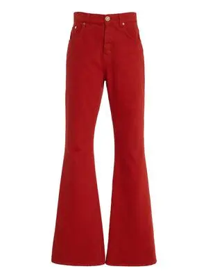 Gabriela Hearst Willa Long Bootcut Jean - Orange