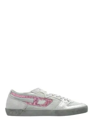 DIESEL® S-leroji Glitter-stripe Sneakers - Grey
