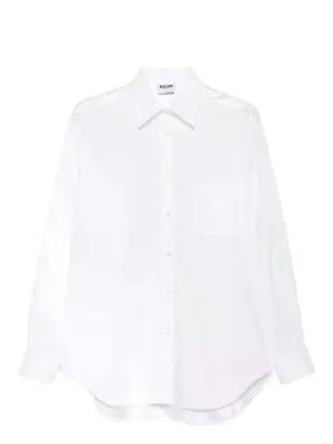 Moschino Long-sleeved Button-up Shirt - White