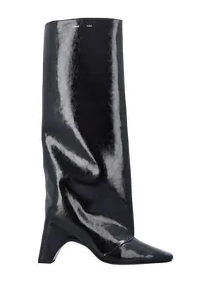 Coperni 90mm Patent-leather Boots - Black