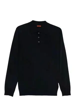Barena Venezia Long-sleeve Polo Shirt - Blue