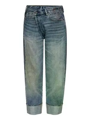 R13 Crossover-waist Jeans - Blue