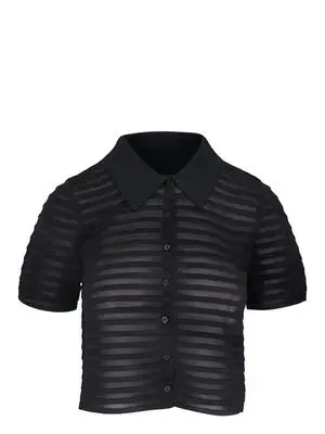 Simkhai Short-sleeve Cardigan - Black