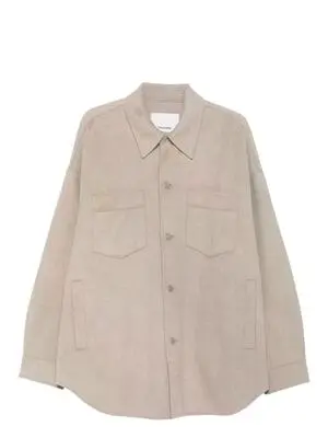 Nanushka Martin Patch-pocket Overshirt - Neutrals