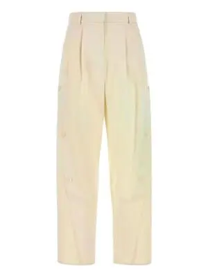 Max Mara Pleated Pocket Trousers - Neutrals