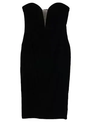 TOM FORD Strapless Midi Dress - Black