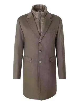 Herno Layered Coat - Neutrals