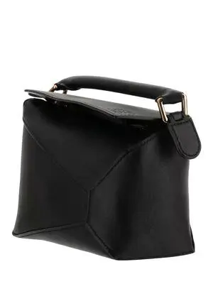 Loewe Mini Puzzle Edge Top-handle Bag - Black