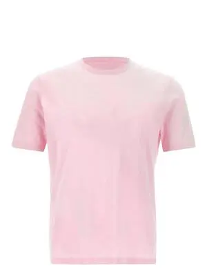 KANGRA Ribbed Crew-neck T-shirt - Pink