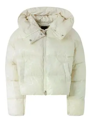 Pinko Hooded Puffer Jacket - White