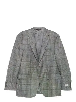 CANALI Checked Wool Jacket