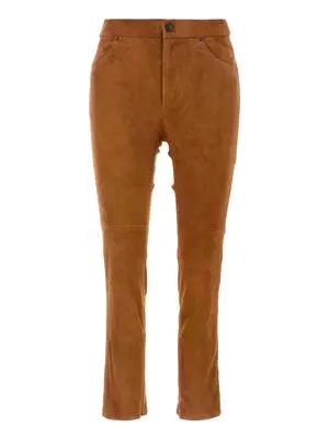 Isabel Marant Suede Trousers - Brown