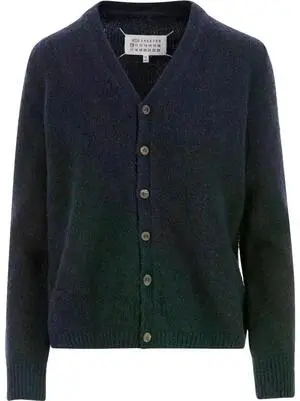 MAISON MARGIELA Button-front Cardigan - Blue