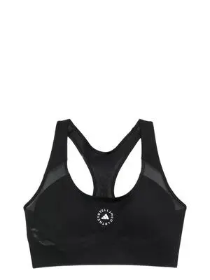 Adidas By Stella McCartney Racer-back Sports Bra - Black