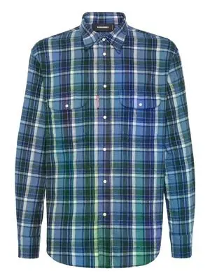 Dsquared2 Canadian Vintage Shirt - Blue
