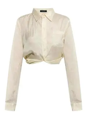 R13 Long-sleeve Shirt - Neutrals
