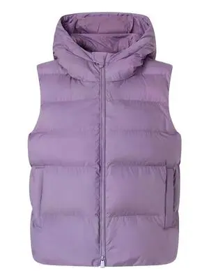 Pinko Quilted Puffer Gilet - Purple