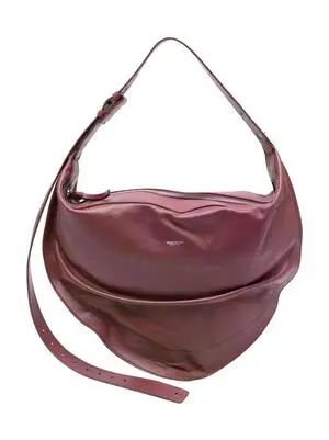 FEDERICO CINA Leather Tortellino Shoulder Bag - Red