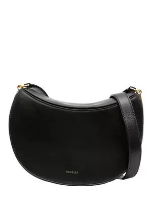 WANDLER Kate Crescent-shaped Shoulder Bag - Black