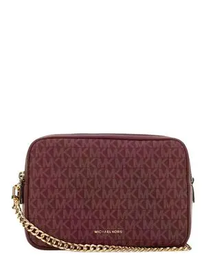 Michael Kors Bryant Monogram Crossbody Bag - Red