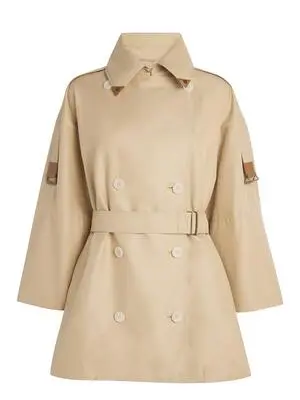 Max Mara Double-breasted Trench Coat - Beige