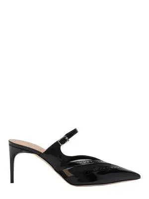 MALONE SOULIERS Leather Cristi Mules 70 - Black