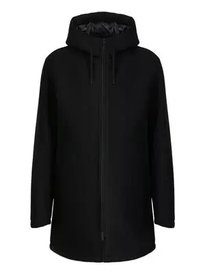 Herno Hooded Zip-up Jacket - Black
