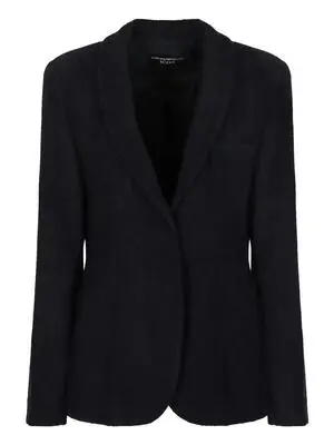 Emporio Armani Single-breasted Blazer - Blue