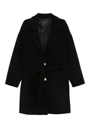 PINKO Belted Button-Fastening Coat