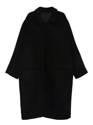 Rick Owens Single-breasted Coat - Black
