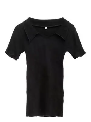 BASERANGE Cotton T-shirt - Black