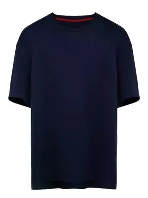 DOMAINE DES ARTISTES Short-sleeve Crew-neck T-shirt Blue