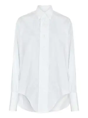 MAISON MARGIELA Curved-hem Shirt - White